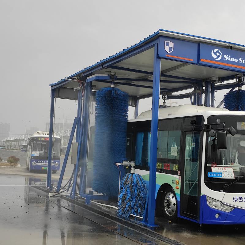 TH350L Drive Through Bus Wash Machine with 6 Brushes - Buy BUS car wash ...
