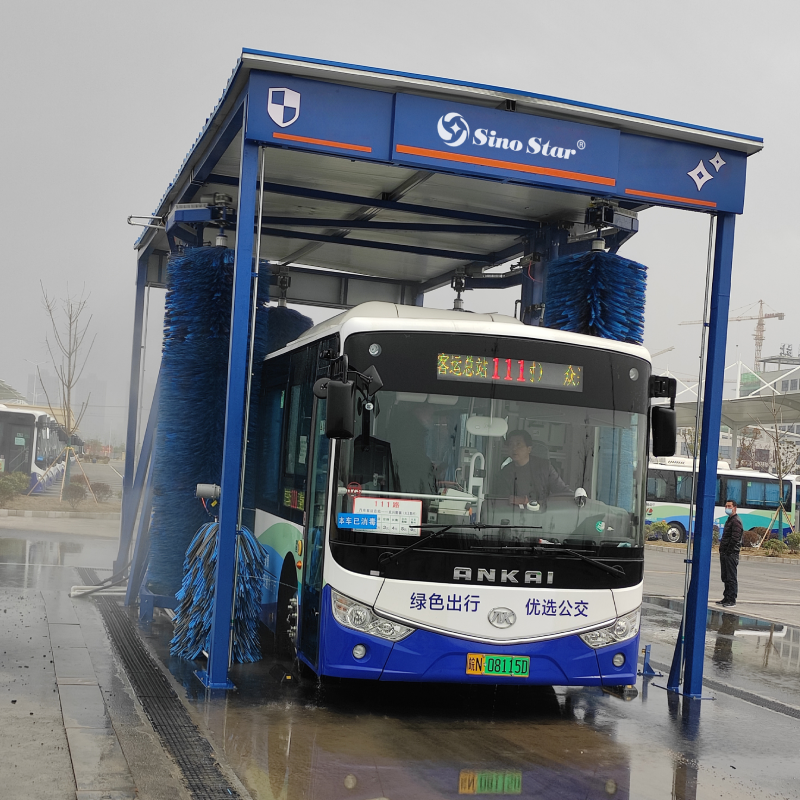 TH-350S Drive Through Bus Wash Machine with 4 Brushes - Buy BUS car ...