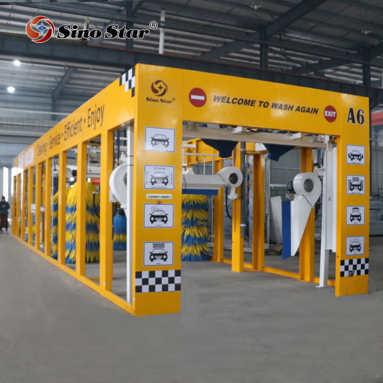 A6 Tunnel Car Wash Machine - Buy Automatic tunnel Car Washing Machine ...